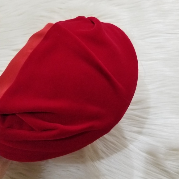 Vintage | Accessories | Vintage Red Velvet Hat | Poshmark